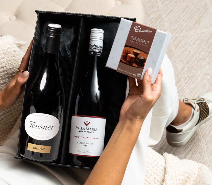 Wine Duo in Gift Box (From $55.00) Gift Basket Hamper