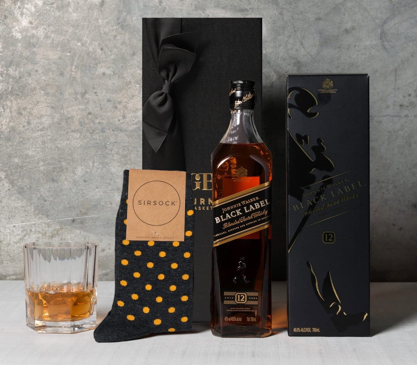 Whisky and Socks Gift Basket - Gourmet Basket